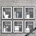 Funny Kitchen Art Print Set Set of 9 Art Prints Featured