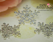 Popular items for snowflakes buttons on Etsy