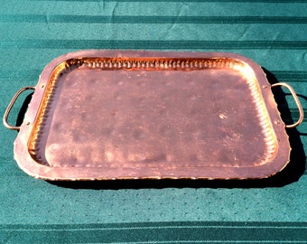 Popular items for vintage copper tray on Etsy