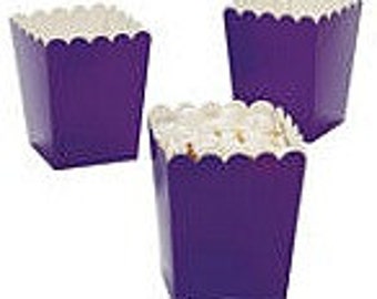 Purple popcorn box | Etsy