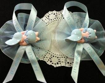 Baby SHower Capias, Guess Capias, Corsages for Baby Shower, Baby Shower ...