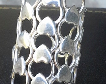 Items similar to Pinky/ Half Finger Ring- Sterling Silver on Etsy