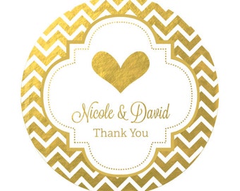 Gold foil stickers | Etsy