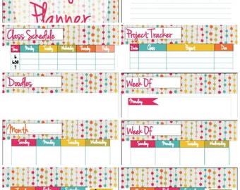 Popular items for student planner on Etsy