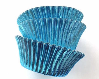 Blue cupcake liner | Etsy