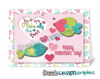 Popular items for valentine fish on Etsy