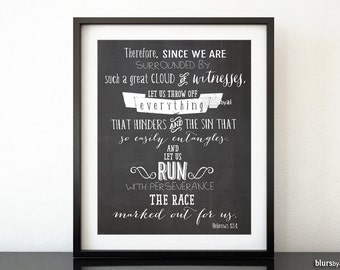 Chalkboard scripture | Etsy