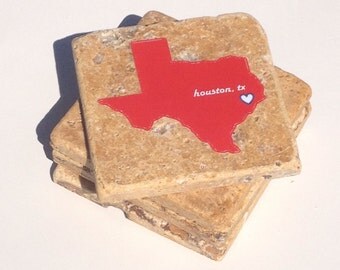 Popular items for texas coasters on Etsy