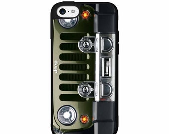 JEEP Wrangler Bumper- - iPhone 4 4s 5 5s 5c 6 6 Plus Galaxy s3 s4 s5 ...