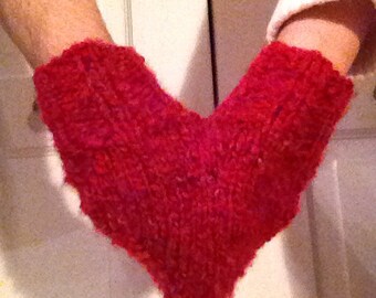 Hand holding mitten | Etsy