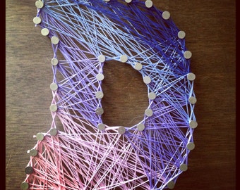 Handmade 24x24 Cincinnati Bengals string art wall art