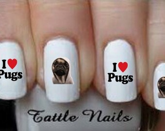 Popular items for love pug on Etsy