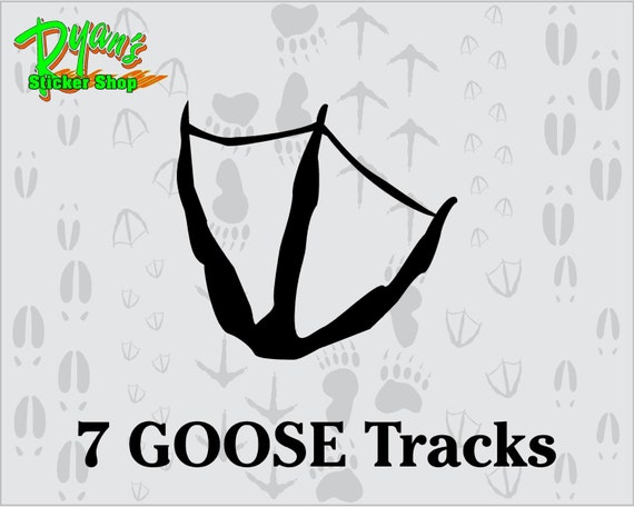 Goose Tracks decals window vehicle or outdoor graphic
