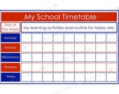Free Choice Visual Timetable