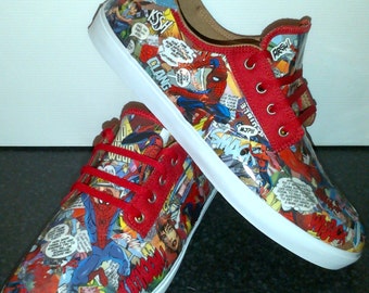 Unique spiderman shoes related items | Etsy