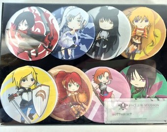 RWBY Button Set