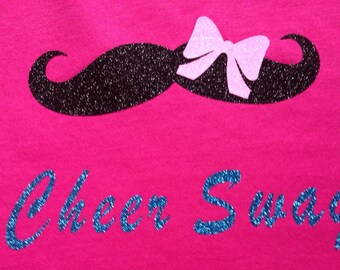 Cheer Swag Mustache Shirt