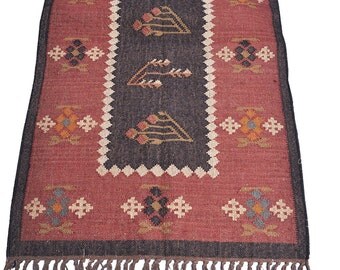 Flower Design HandMade India Wool/Jute Rug,Decorative Rugs,Rug Rag ...