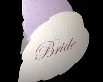 Items similar to Ivory and Navy Wedding Name Place Cards on Etsy