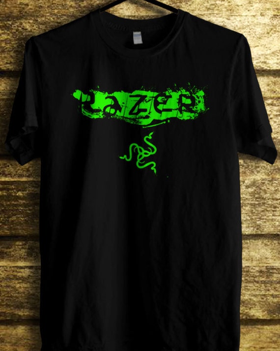 razer logo gaming gear game AN unisex tee tshirt S by encelybright