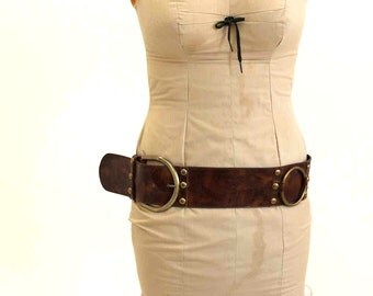 vintage hip hugger belt - extra wide belt - vintage hippie belt - 1960s ...