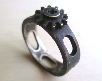 Nut and bolt ring | Etsy