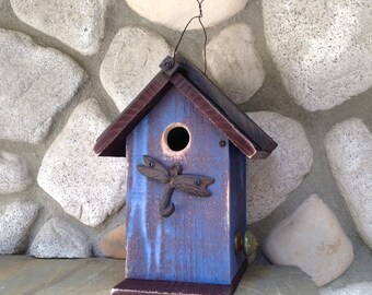 Rustic Birdhouse Outdoor Garden Bird House, Decorative Bird's House ...