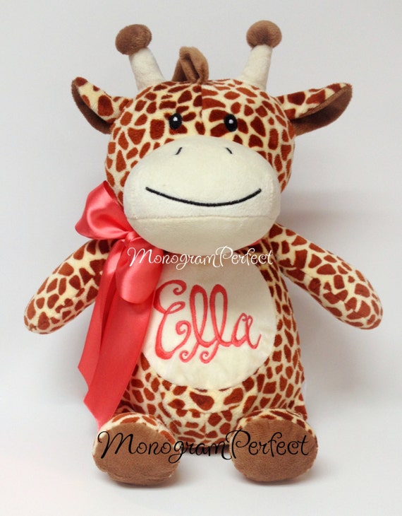 Personalized Plush Giraffe Stuffed Animal