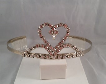 Popular items for heart tiara on Etsy