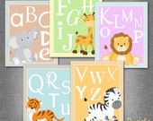 Items similar to Alphabet Jungle Animals Printables on Etsy