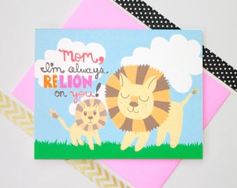 Popular items for lion card on Etsy