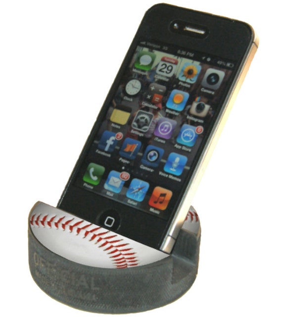 Baseball Cell Phone Stand for the sports fan Iphone by PuckUps
