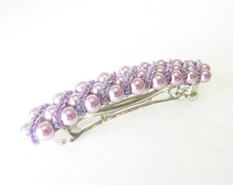 Popular items for pearl barrette on Etsy