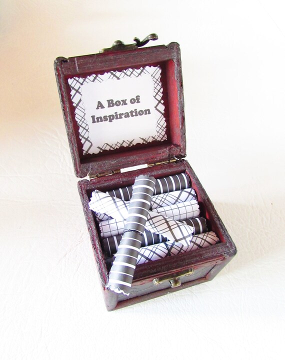 Graduation Gift A Box of Inspiration Motivational Quotes in