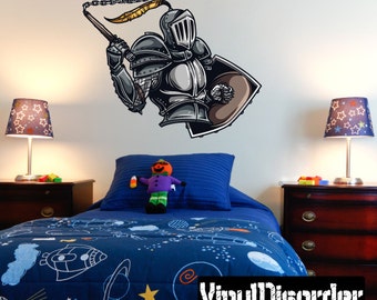 Medieval Knight Wall Decal Wall Fabric Vinyl Decal