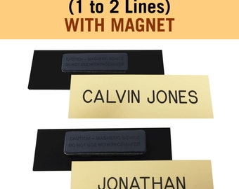 Employee name tags | Etsy