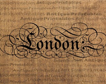 Popular items for london typography on Etsy