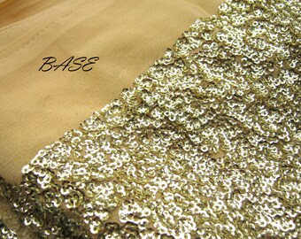 10 Meter Gold Sequin Fabric Sparkling Gown Fabric Wedding Decoration ...