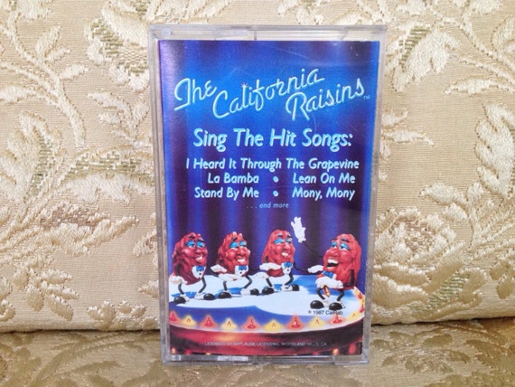 Items similar to 1987 The California Raisins Sing the Hit Songs ~ Audio ...