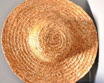 Straw top hat | Etsy