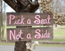 Unique no seating plan sign related items | Etsy