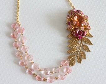 Popular items for Pink Vintage jewelry on Etsy