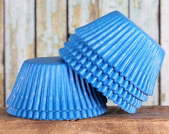 Blue cupcake liners | Etsy