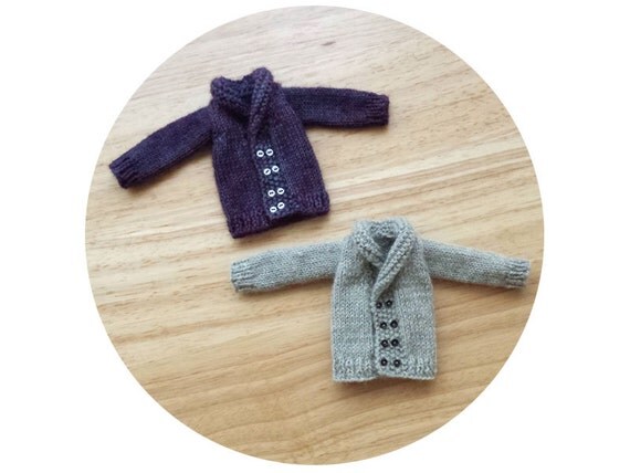 KNIT PATTERN Blythe Smoking Jacket