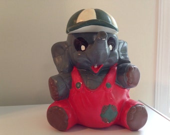 Elephant cookie jar | Etsy