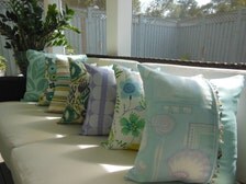 Limited Decorative Pillows - Colorful Bright Bold Pillows - Blue Teal ...