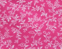 Popular items for pink floral fabric on Etsy