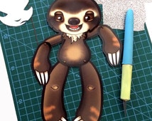Popular items for sloth doll on Etsy