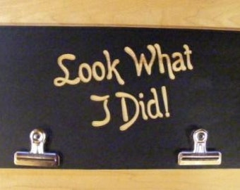 Popular items for look what i did on Etsy