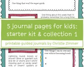 Adventures in guided journaling by ChristieZimmer on Etsy